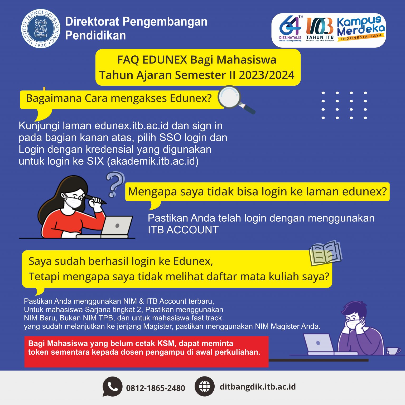 FAQ Edunex Bagi Mahasiswa Tahun Ajaran Semester II 2023/2024 ...