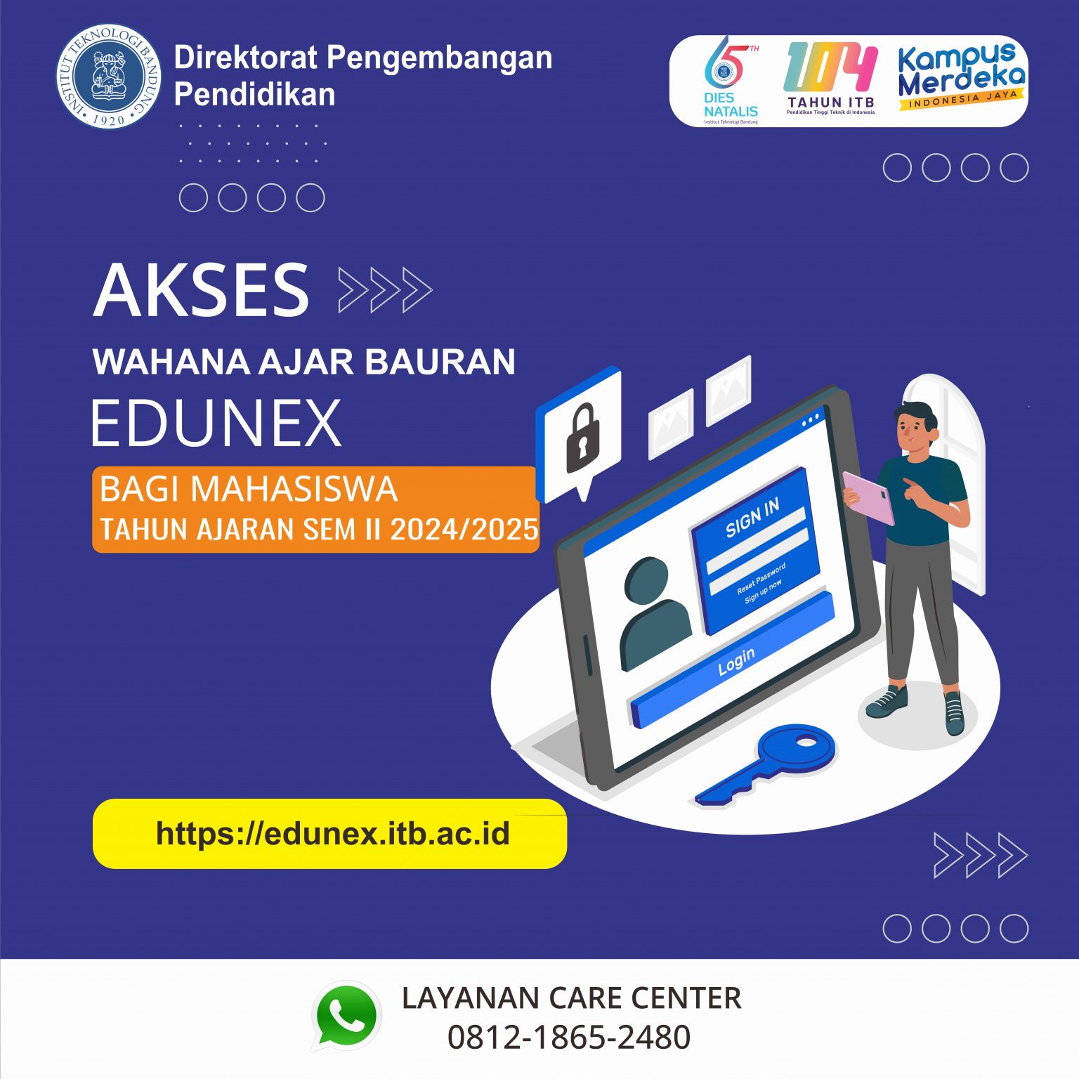 Panduan Akses Edunex Bagi Mahasiswa Semester II 2024/2025 – Direktorat ...